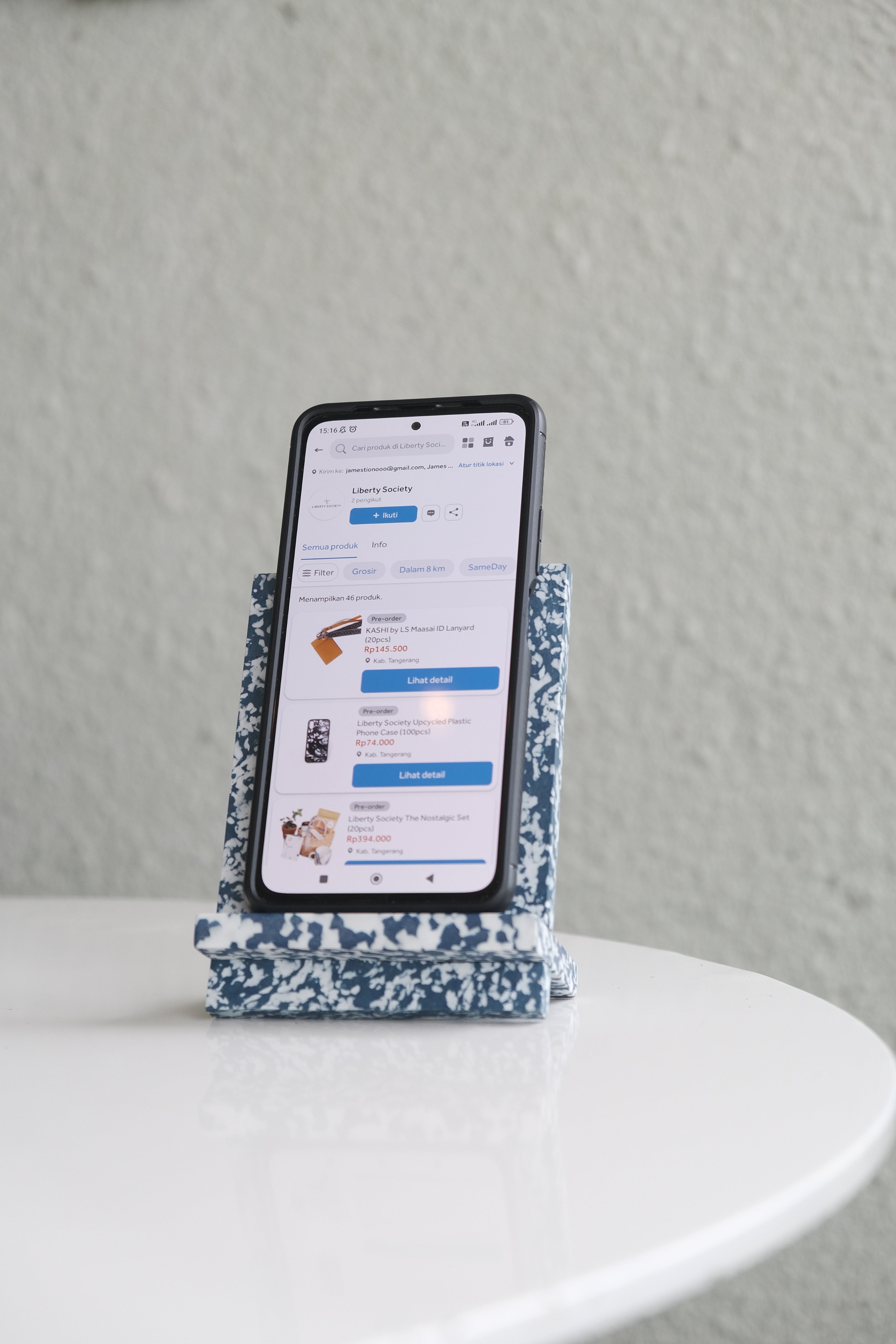 Recycled Plastic Phone Stand – Liberty Society